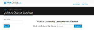 How to Find Owner by VIN number