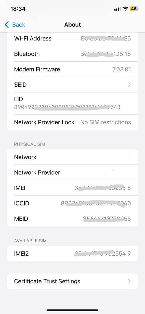 How to Find an IMEI Number on an iPhone or iPad?